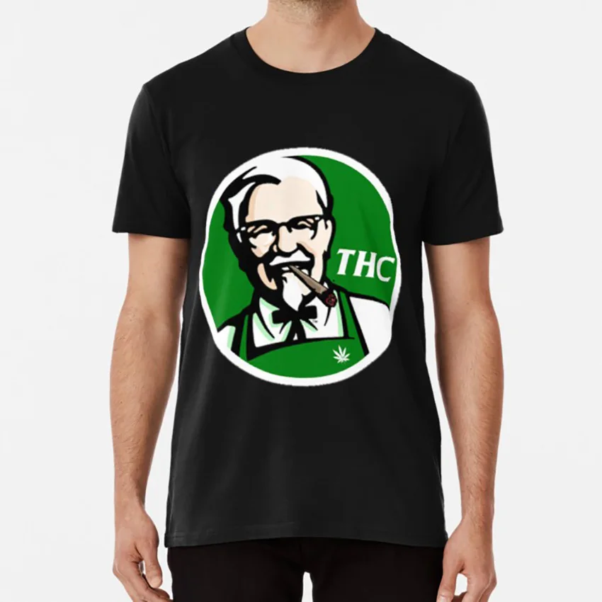 KFC parodia THC hierba Camiseta kfc parodia thc weed|Camisetas ...