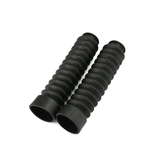 Front Fork Cover, Rubber Motorcycle Front Fork Cover Gaiters Gators ...