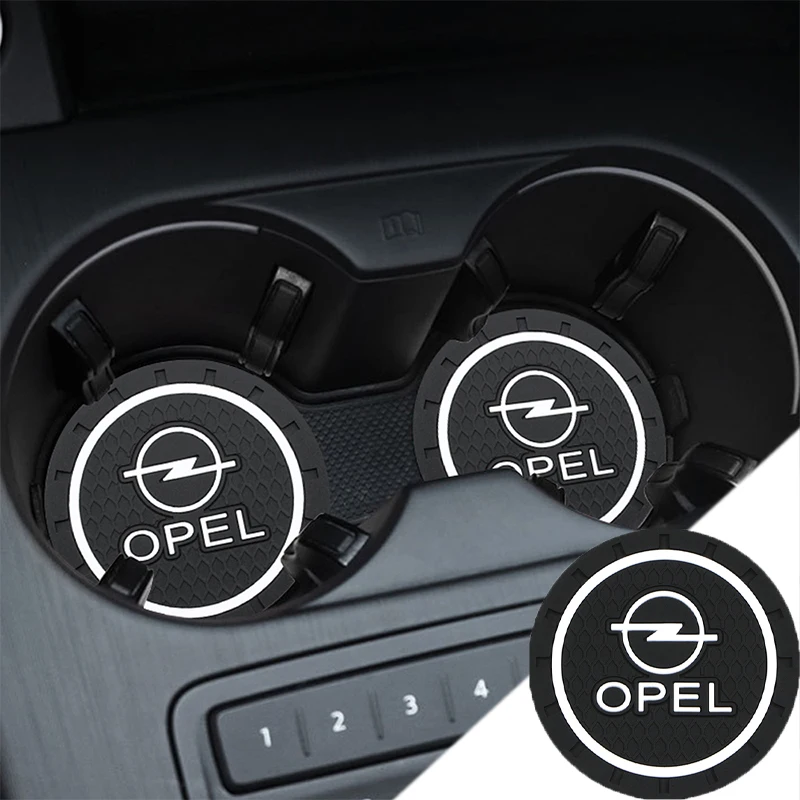 Car Anti slip Water Cup Mat Pad Silicone Coaster Auto Interior ...