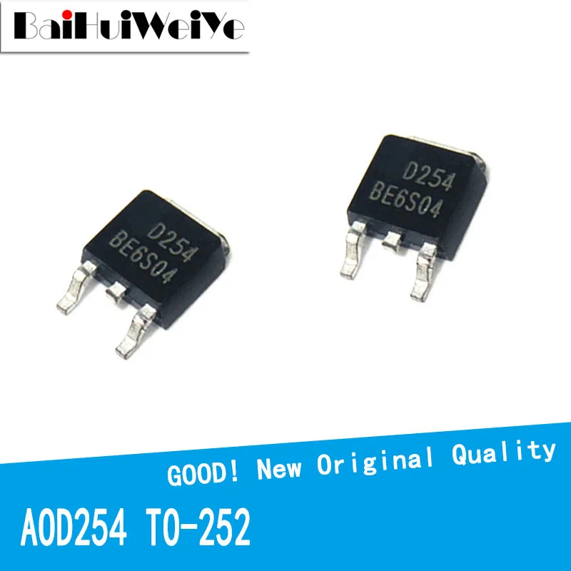 10Pcs-Lot-AOD254-D254-28A-150V-TO252-TO-252-TO-252-2-N-Channel ...