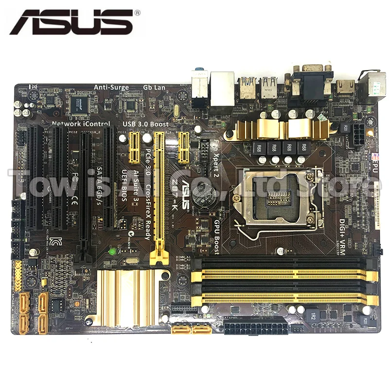Asus Z87-K Desktop Motherboard Z87 Socket LGA 1150 i7 i5 i3 DDR3 32G ...