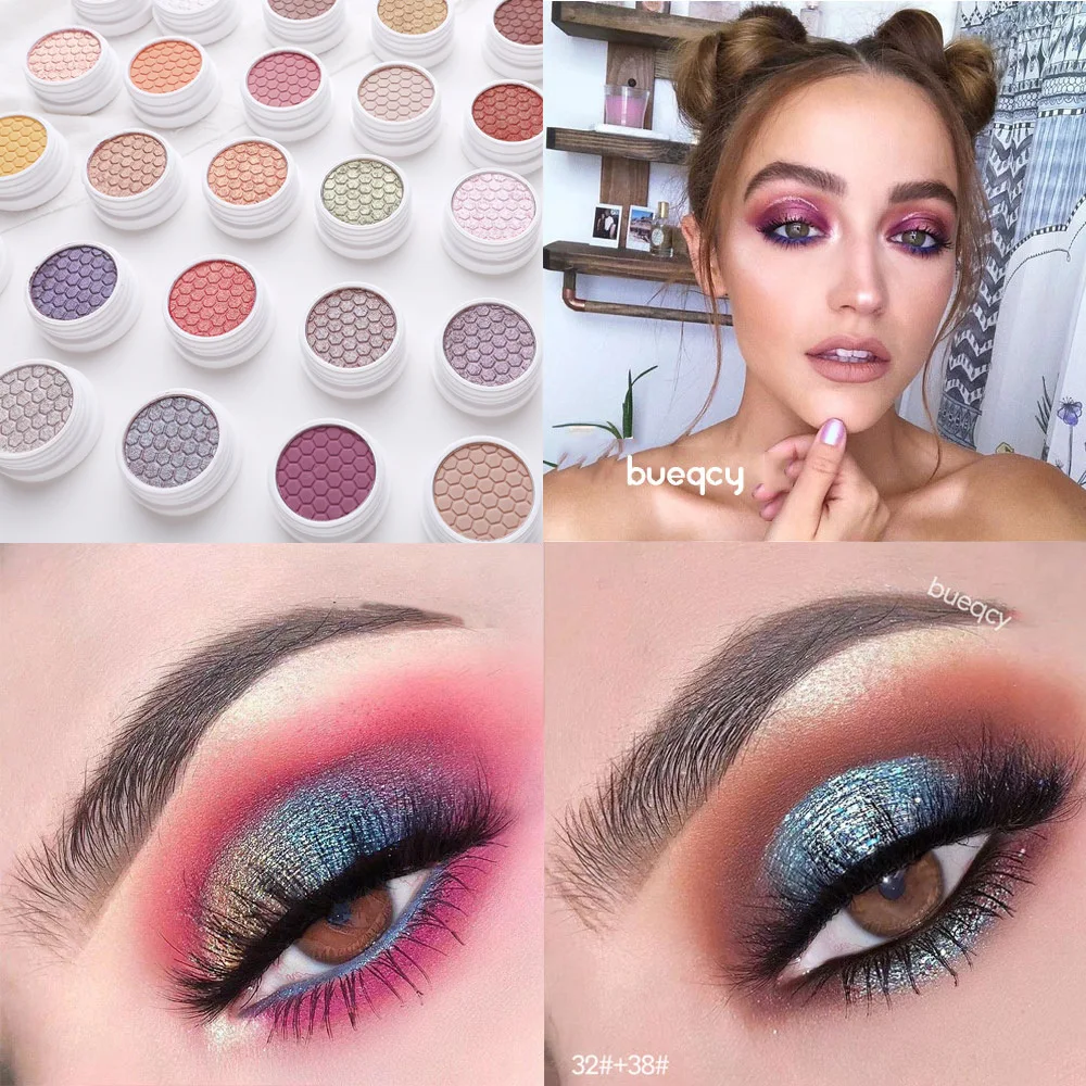 Glitter-Diamond-DuoChrome-Color-Popular-Eyeshadow-Palette-Shimmer-Matte ...