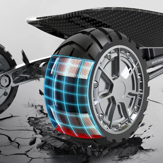 H9V All-terrain off-road Electric Longboard 40km/h Electric Skateboard ...