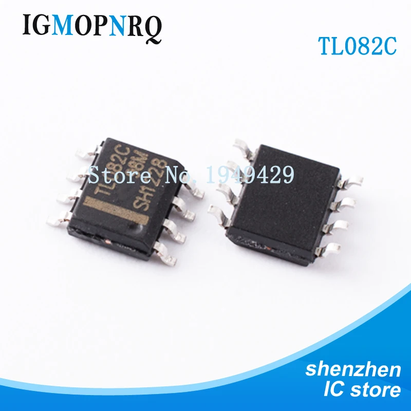 10pcs Tl082cdr Sop-8 Tl082c Tl082 Operational Amplifier Op Amp Dual ...