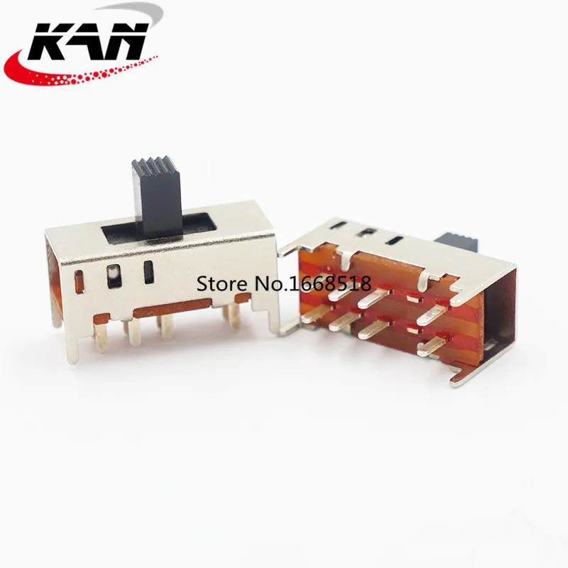 50PCS-SS-23F10-2P3T-Double-pole-three-throw-3-position-slide-switch-8 ...