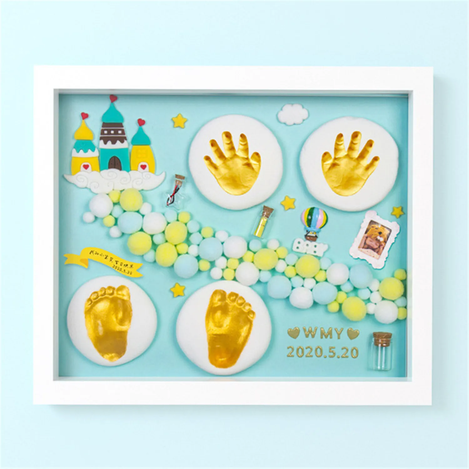 Blue Baby Handprint