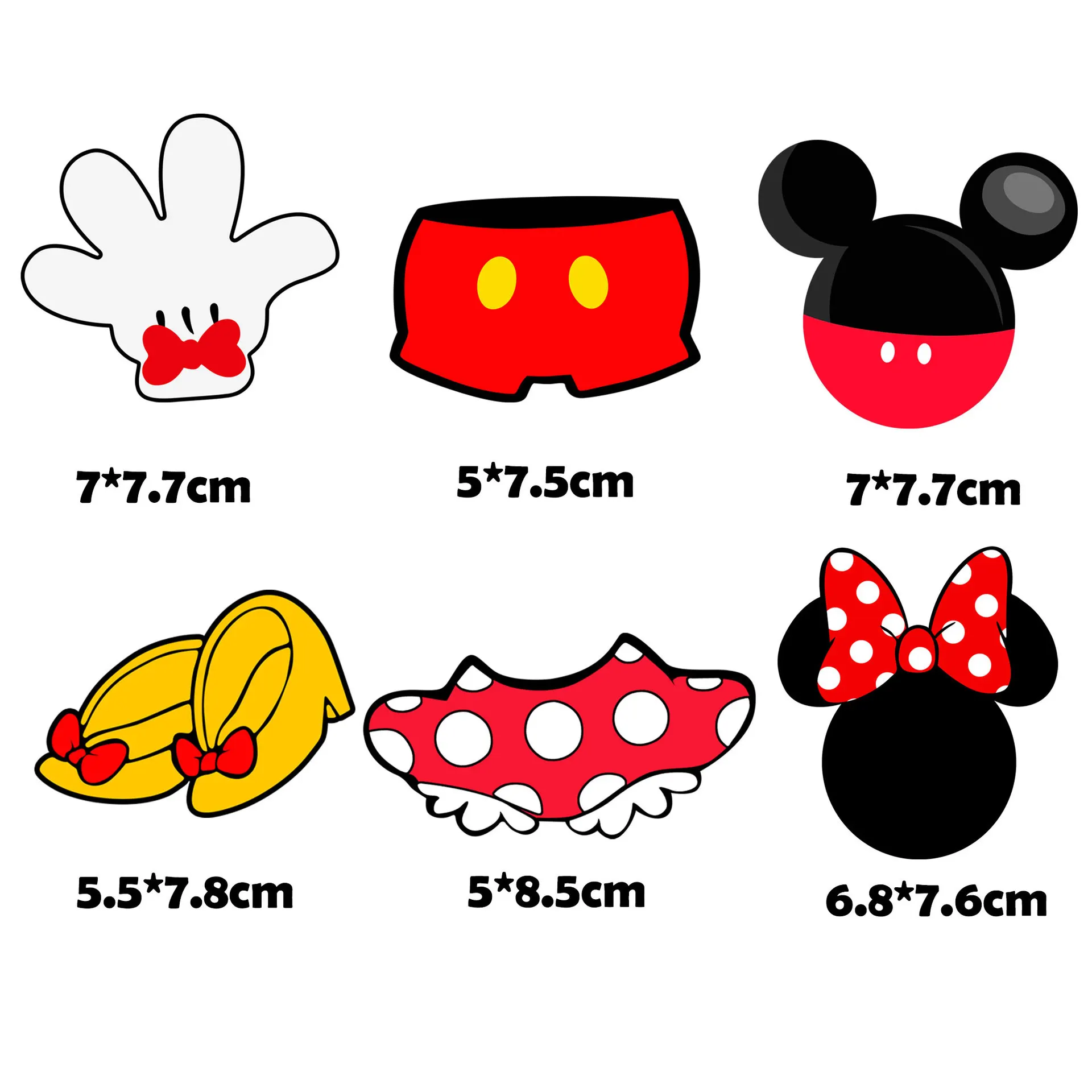 Mickey Mouse Body Parts
