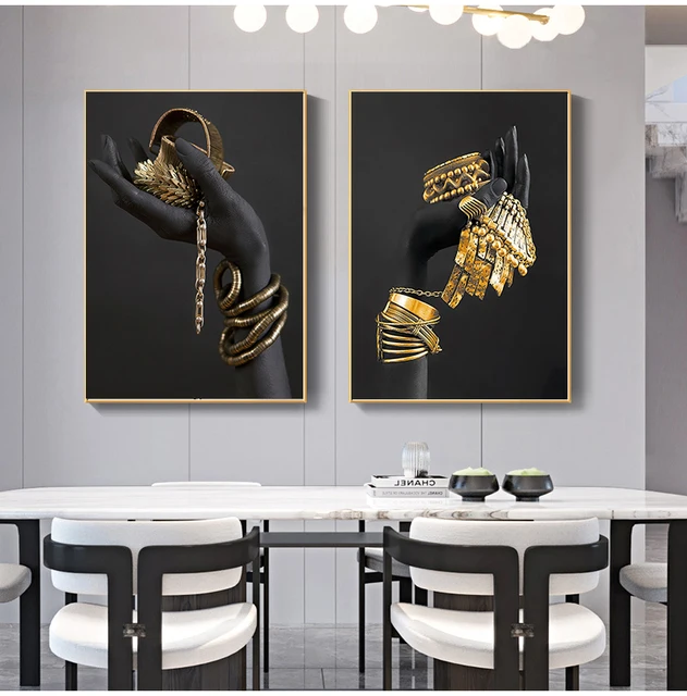 Wall Borders Black And Gold