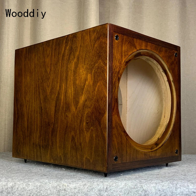 Wooddiy Customized 12 Inch One Piece Subwoofer Bass Empty Speaker Box ...