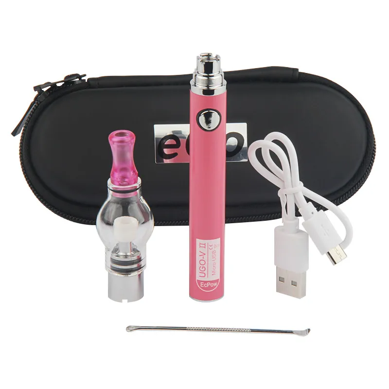 Glass-Globe-Wax-Vapor-Pen-Tank-Dry-Herb-Ego-Micro-USB-UGO-V-II-Shisha ...