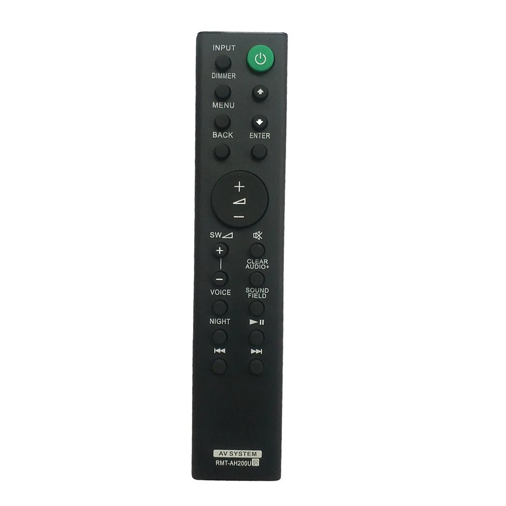 Rmt-ah200u Soundbar Remote Control For Sony Sound Bar Ht-rt4 Ht-ct390 ...