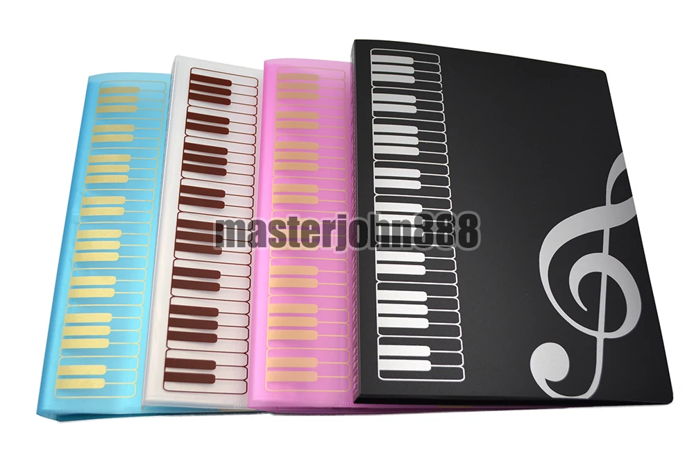 4-color Music Piano Sheet Note A4 File Holder Folder Document Booklet ...