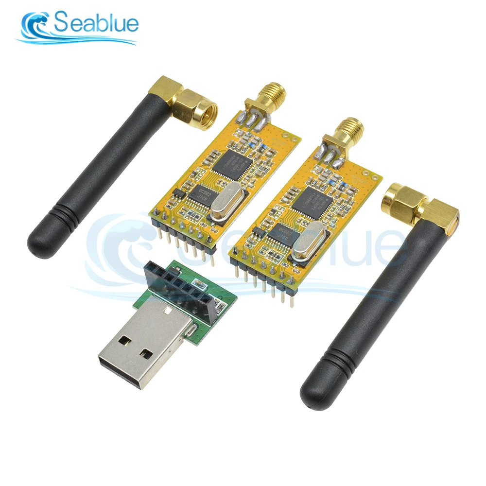 DC 3.3V 5V APC220 Wireless RF Serial Data Modules With Antennas USB ...