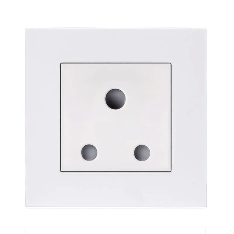 86 Type 15A South Africa Standard India Socket Round Hole Socket Panel ...