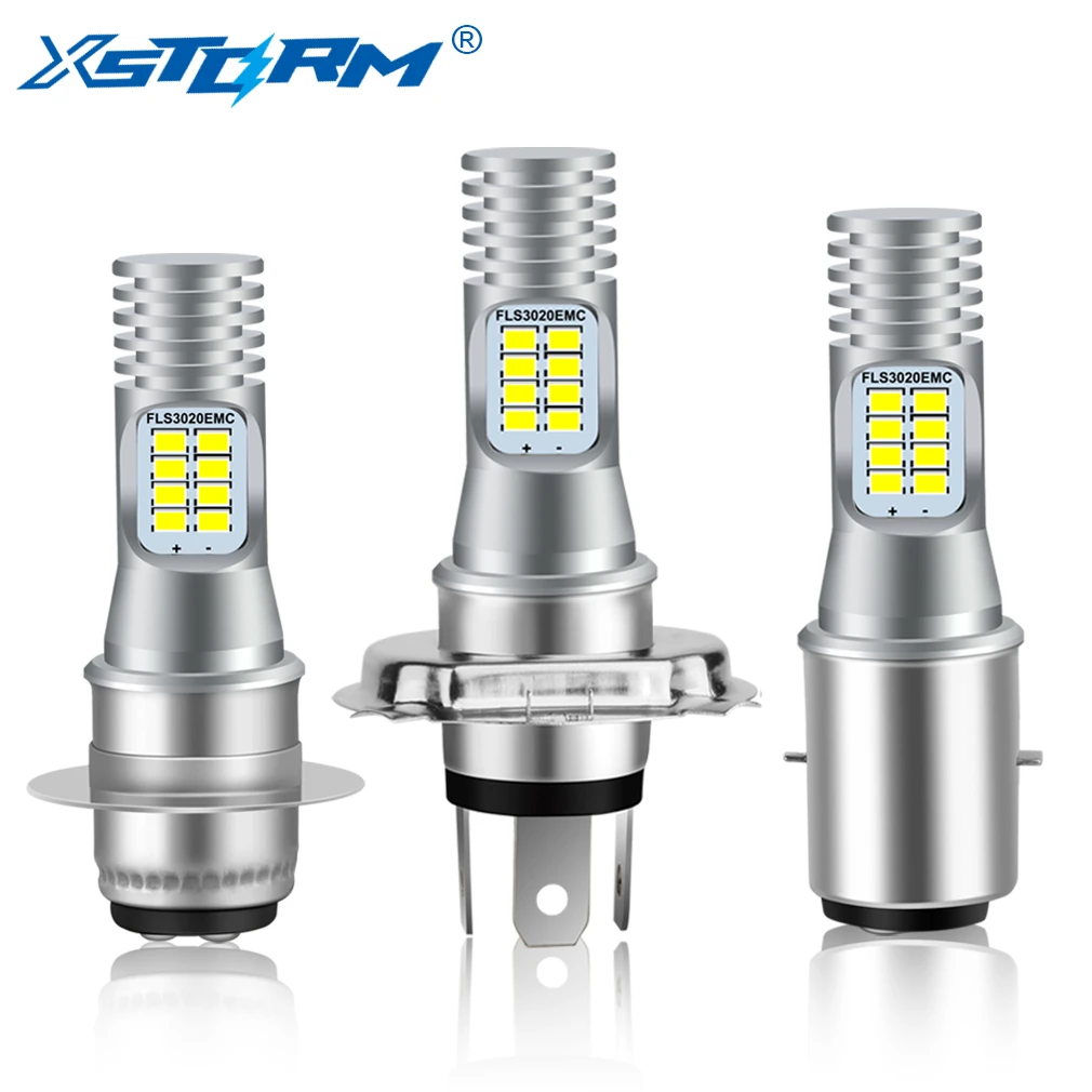 H4 H6 P15d Ba20d Led Motorcycle Headlight Bulb Canbus 12v 24v Fog Light ...