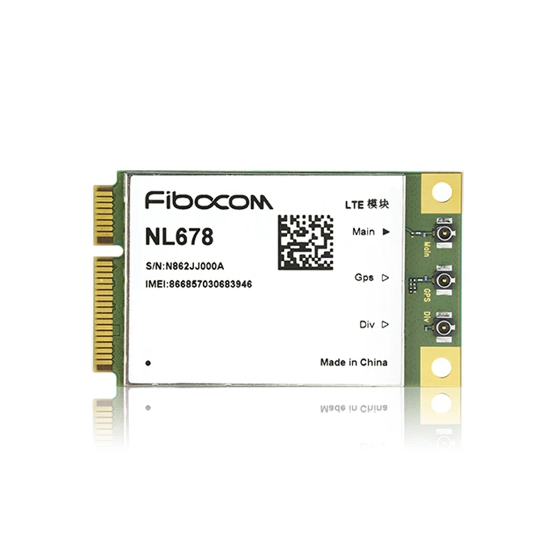 Fibocom NL678-E LTE Cat6 mini pcie module MDM9240 LTE-FDD B1/B3/B5/B7 ...