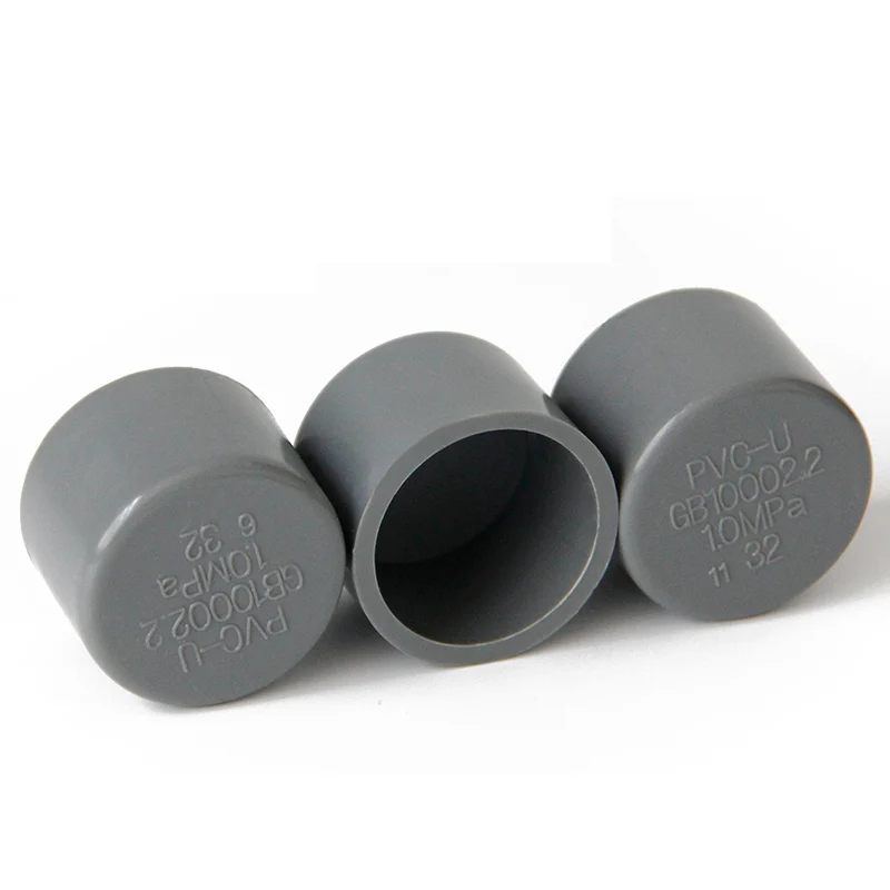 20mm-25mm-32mm-40mm-50mm-ID-Gray-End-Cap-Plug-PVC-Tube-Joint-Pipe ...