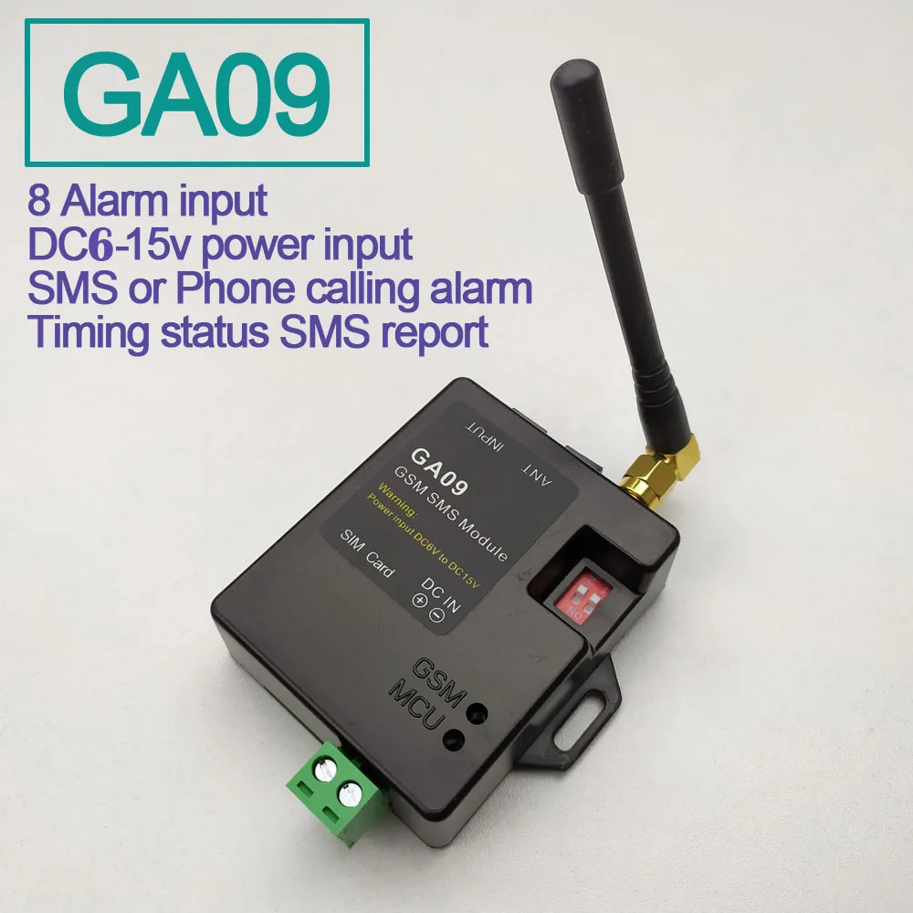 Free shipping 8 input GA09 Super small GSM wireless Alarm Systems SMS ...