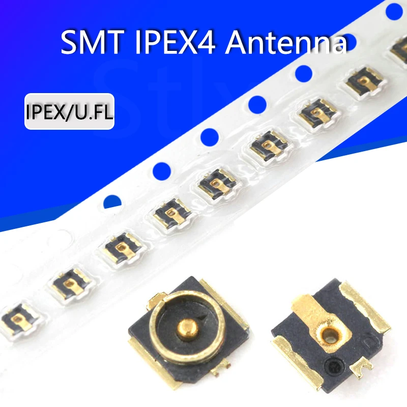 10PCS IPX4/IPEX4 Generazione 4 Patch di Base Antenna IPEX/U.FL SMT RF ...