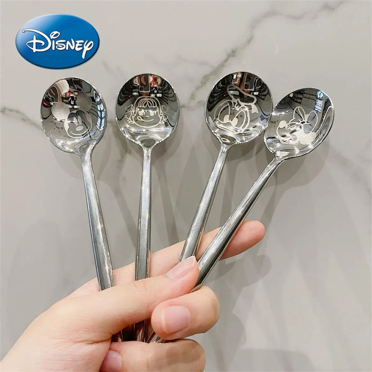 Tiny Mickey Mouse Silver Spoon