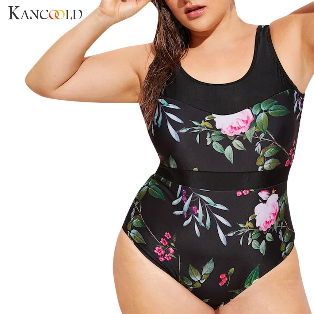 Trajes de baño KANCOOLD de talla grande, Push Up, traje de baño para mujer, Halter traje de baño ...