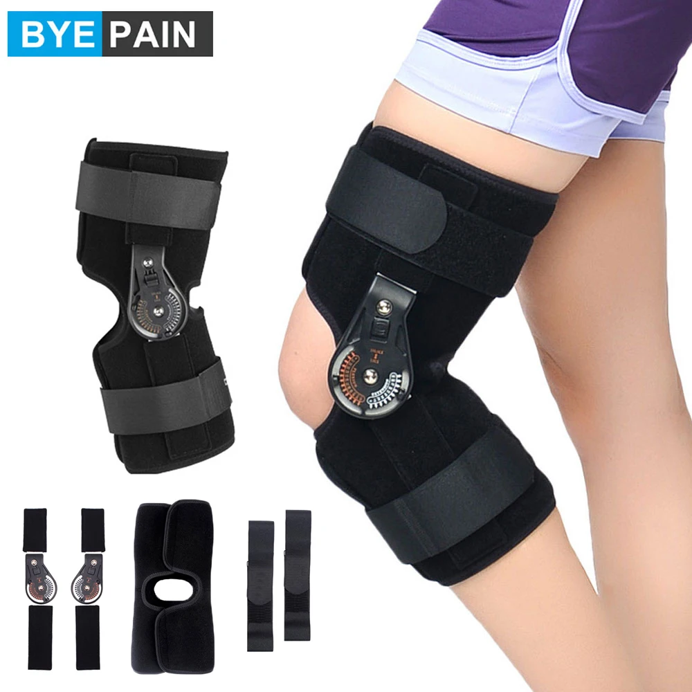 1Pcs-BYEPAIN-Knee-Support-Adjustable-Angle-Brace-Wrap-for-Leg-Injury ...