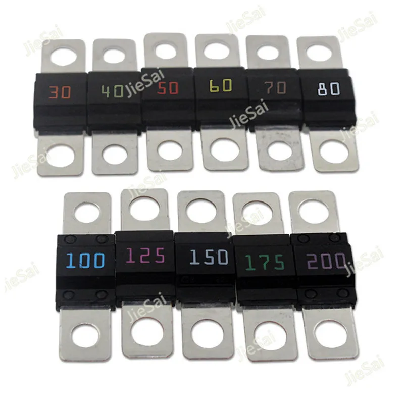 5 Pcs Screw Type Fuse Inserts Car Insurance Tablets High Current Fuses ...