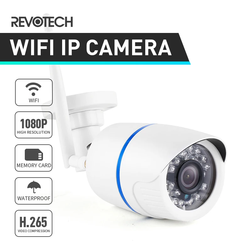 XMeye 1080P Wifi IP Camera Outdoor Waterproof 24LED Night Vision Onvif ...