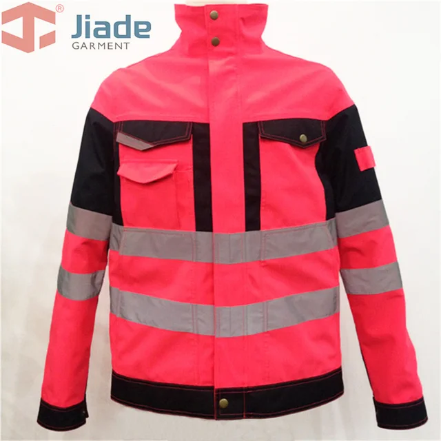 Man's Work Wear Jacket Reflective Jacket High Visibility Jacket ...