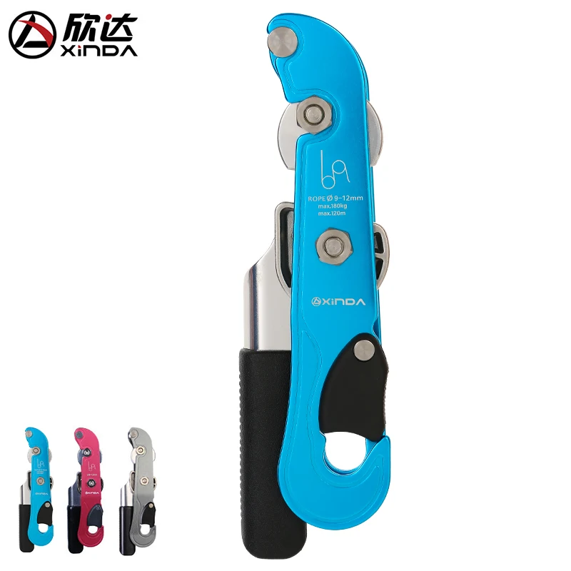 XINDA-Professional-Rock-Climbing-Descent-STOP-Handle-Control-Abseiling ...