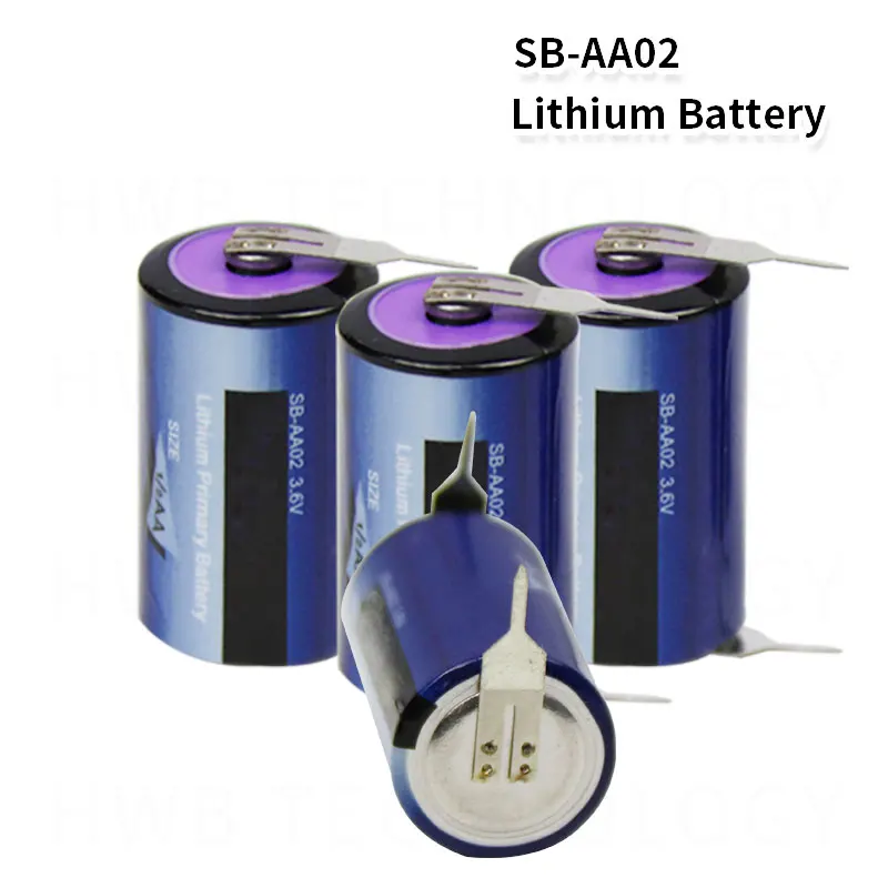 30pcs 고품질 한국어 Tekcell SB AA02 3.6V LS14250 ER14250 리튬 배터리 1/2AA 솔더 핀 ...