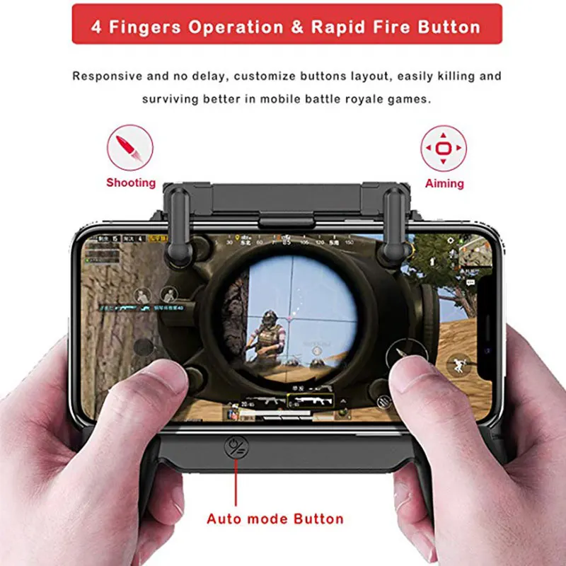 Phone Game Controller Mobile Game Controllers, Shooter Sensitive ...