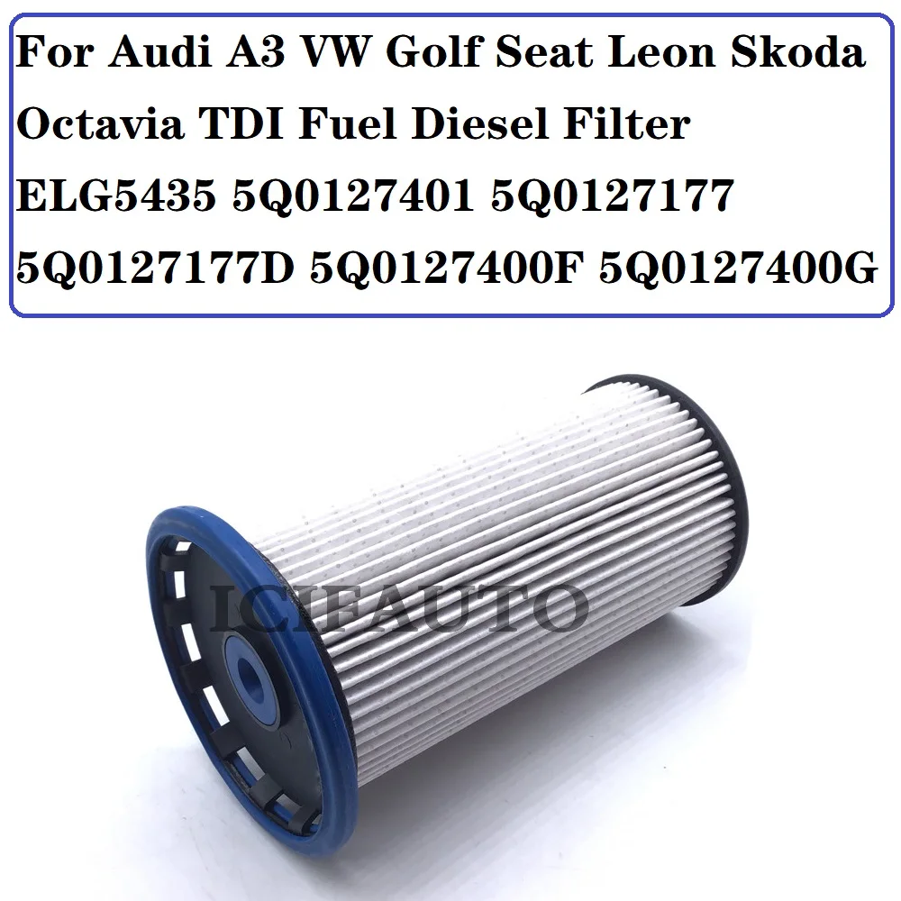 For Audi A3 VW Golf Seat Leon Skoda Octavia TDI Fuel Diesel Filter ...