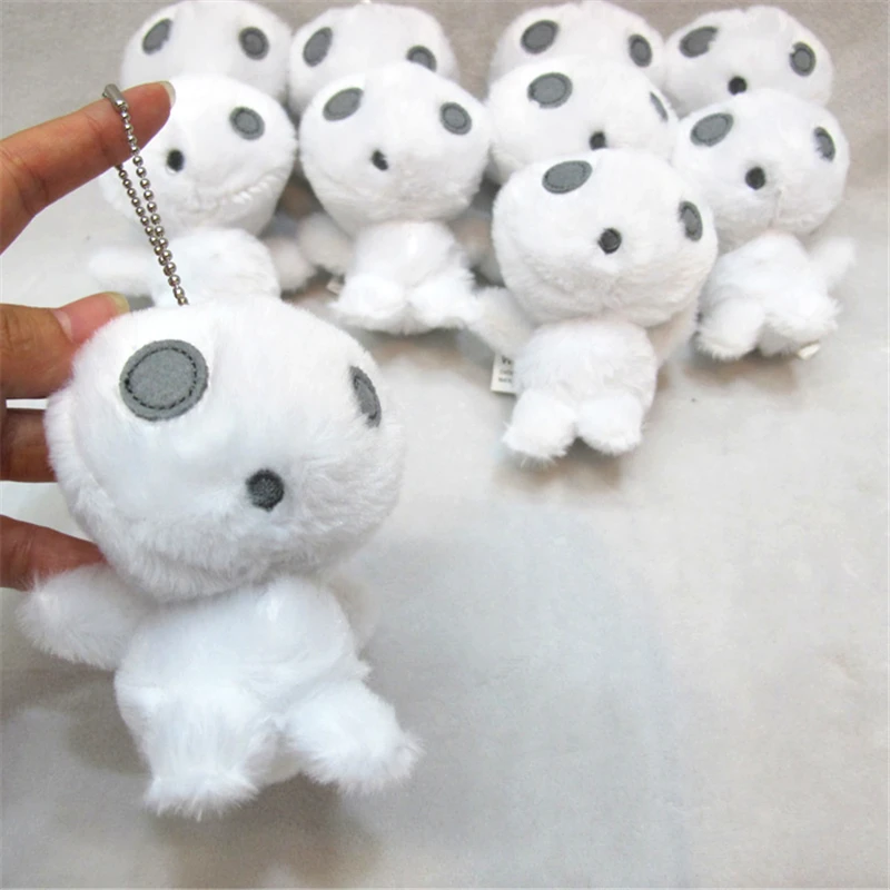 Anime Princess Mononoke Plush Keychain Pendant - KawaiiMerch.com