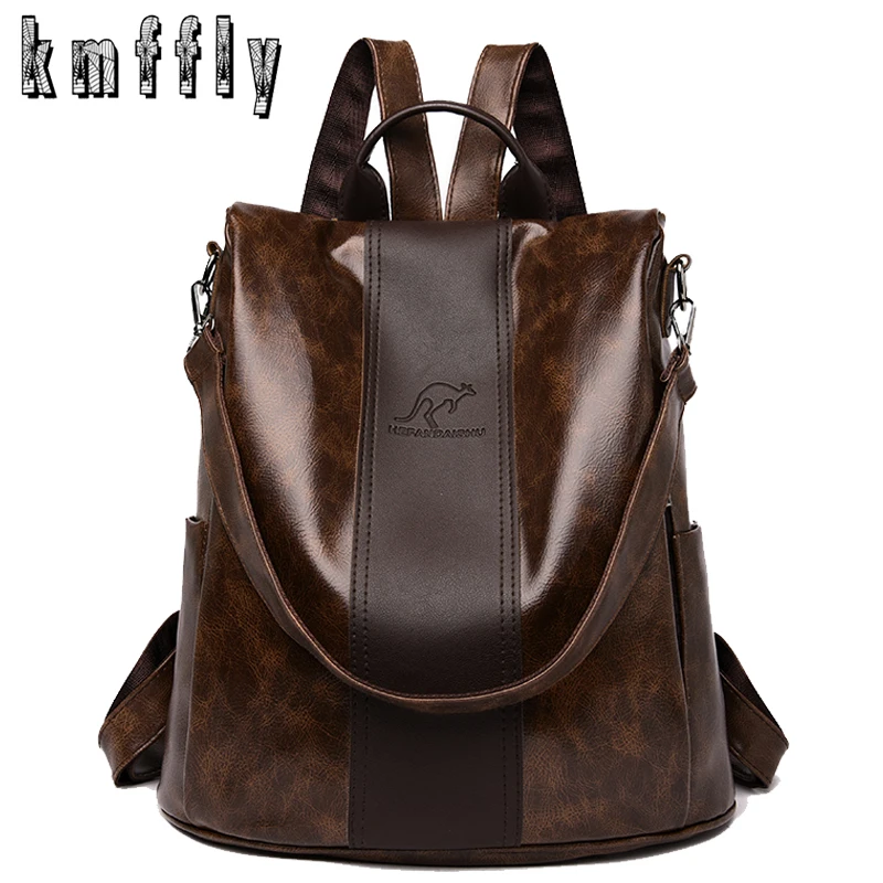 2020-High-Quality-PU-Leather-Backpacks-Women-Fashion-Shoulder-Bags-High ...
