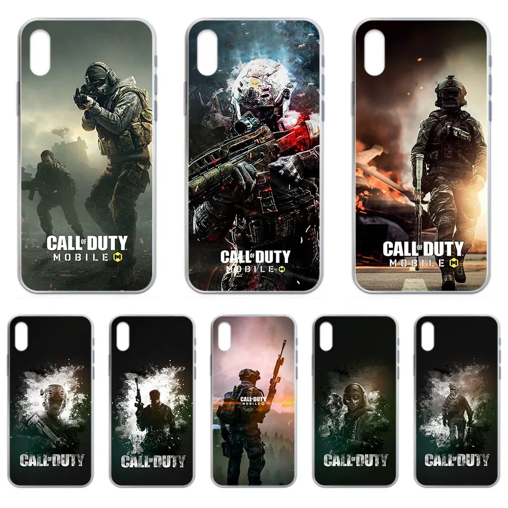 Hot Call of Duty soft shell Transparent Phone Case cover For iphone 4 ...