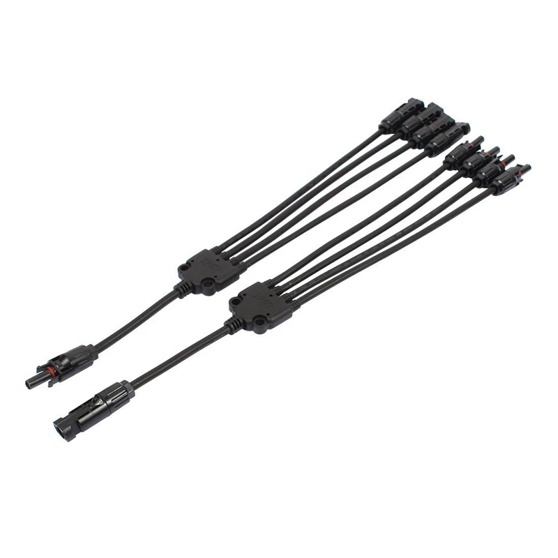 1 пара MC4 Y филиал панели солнечные адаптер Кабельный разъем 30A MMMMF ...