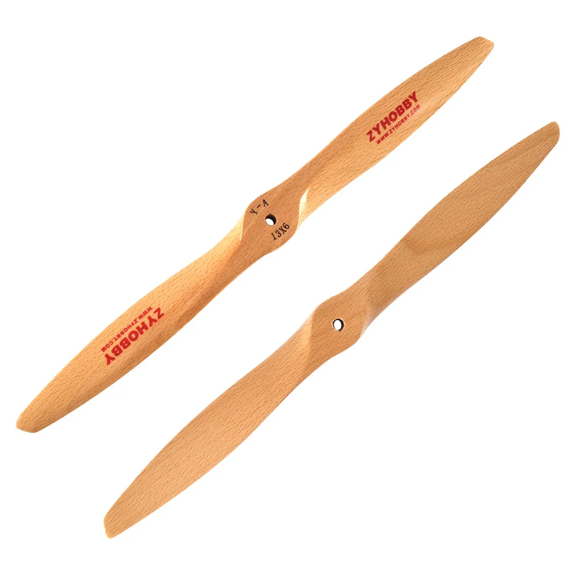 1pc Zyhobby Cw Prop Wooden Propeller For Gasoline Rc Airplane 14x10 ...