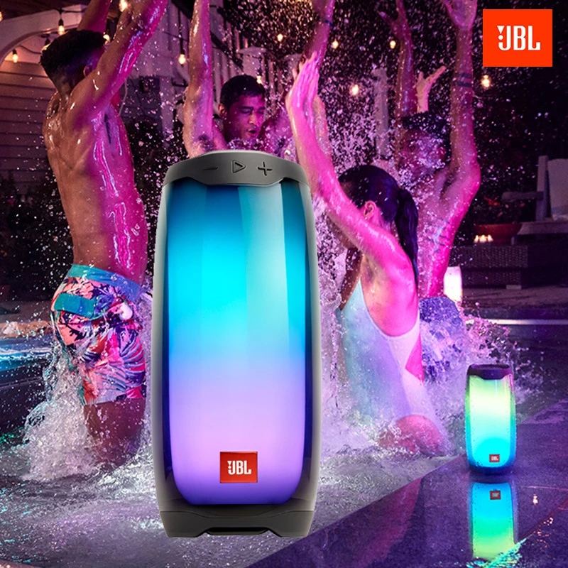 JBL PULSE4 휴대용 무선 블루투스 라이트 쇼 스피커 스테레오 사운드 IPX7 방수 JBL 펄스 4 LED 라이트 파티 ...