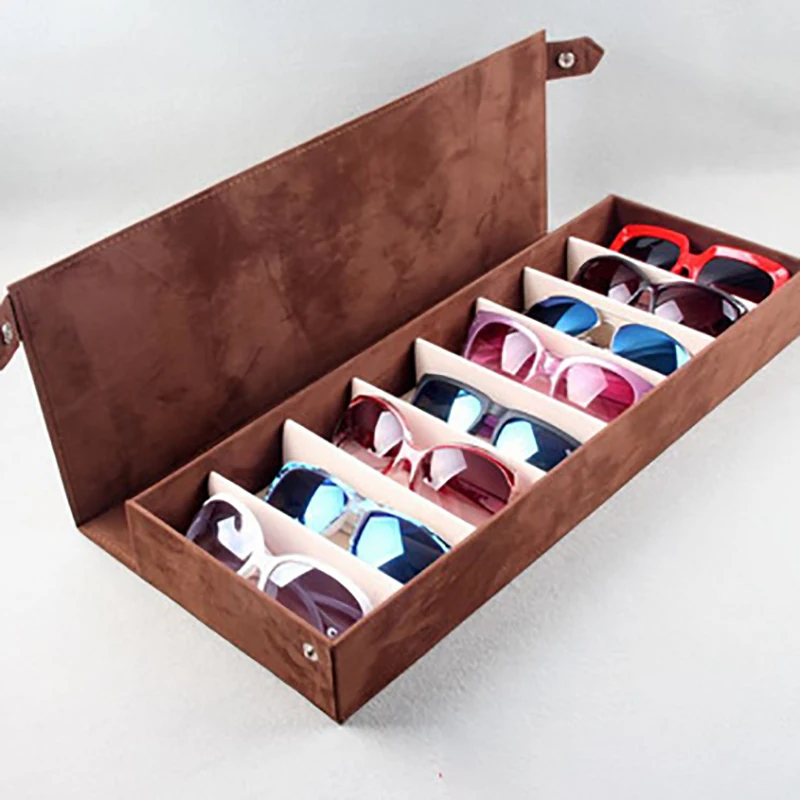 High-Quality-Glasses-Case-8-Slot-Grid-Glasses-Sunglasses-Display-Rack ...