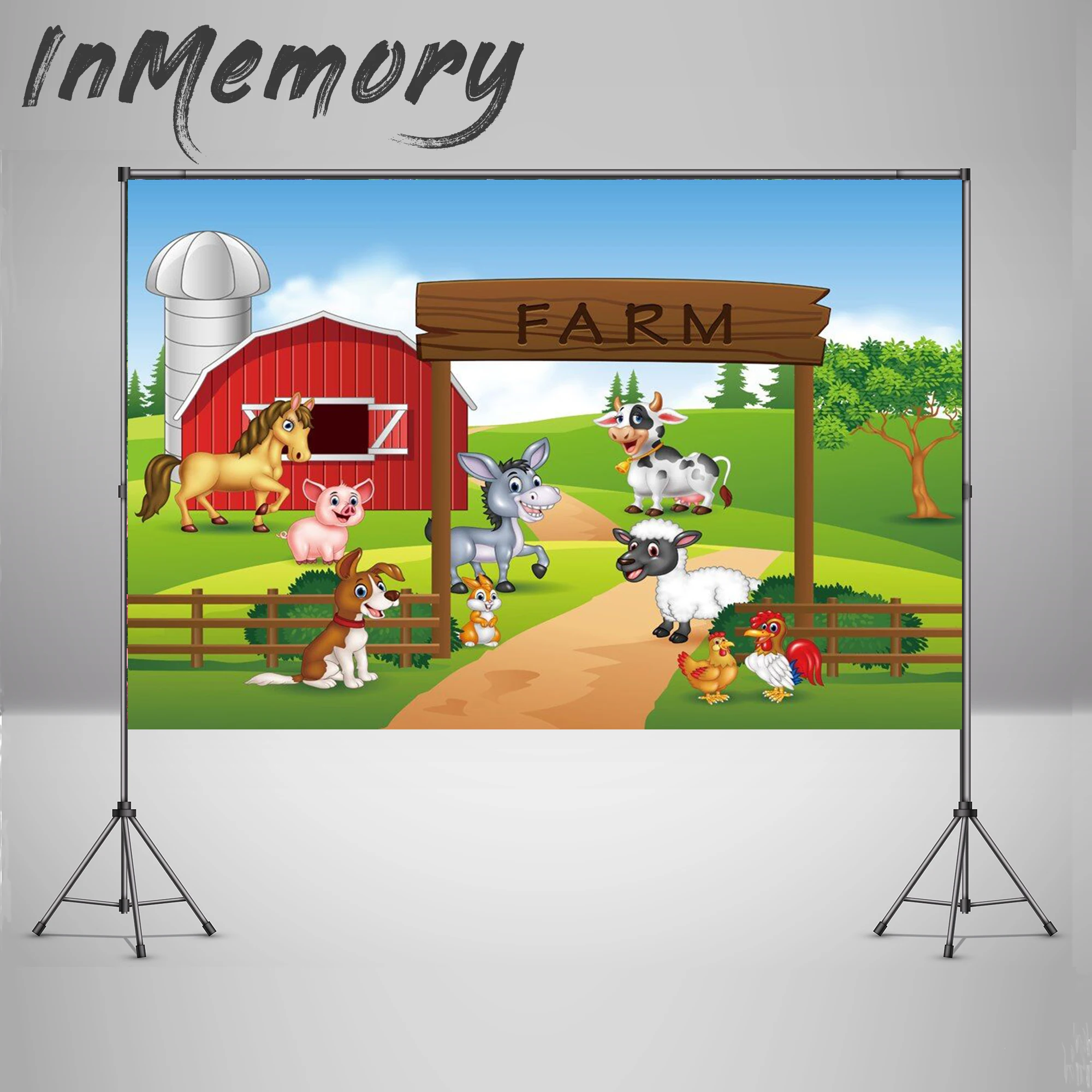 Photography-Backgrounds-Cartoon-Farm-theme-Backdrop-for-photo-studio ...