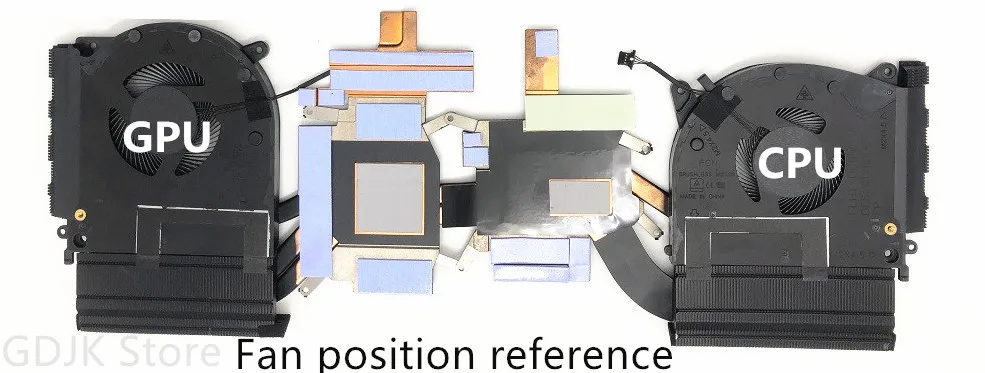 5v laptop cooling fans cooler for DELL Alienware M17 R2 04515Y 0R23G0 ...