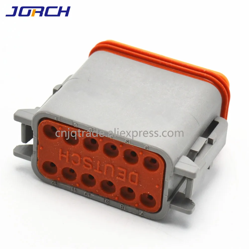 5 Készlet 12Pin Deutsch Dt Vízálló Férfi Anya Elektromos Csatlakozó Dugó Dt04-8P Dt06-8S ...