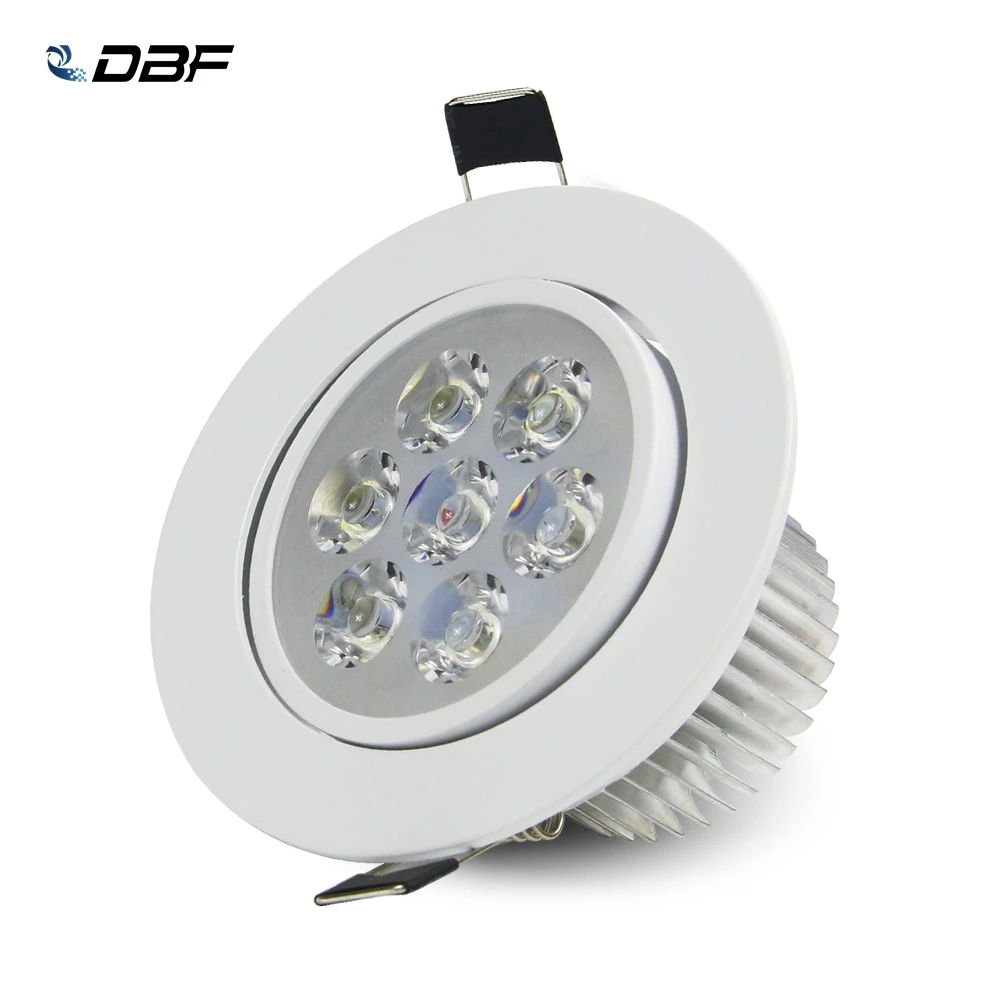 Super Bright Dimmable Ceiling Downlight 3w 4w 5w 7w Led Recessed ...