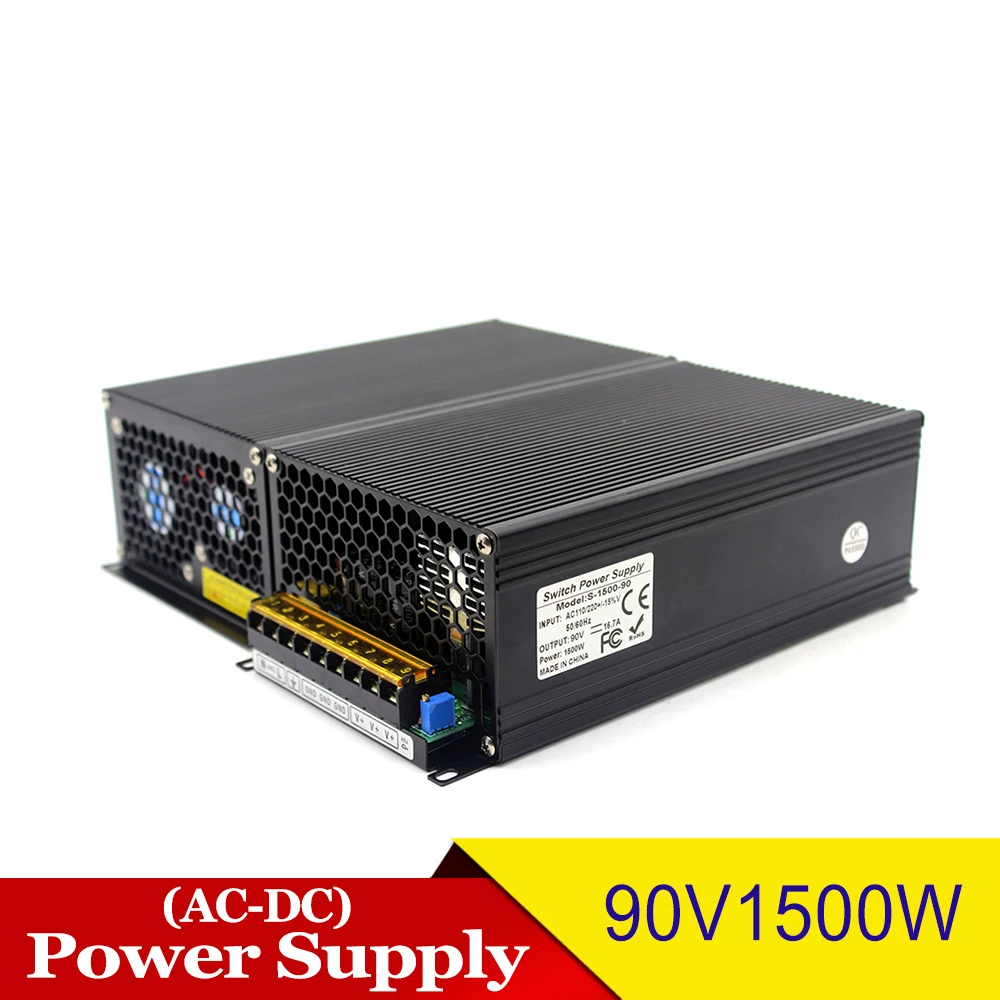 Regulated DC90V Power Source Switch 16.7A 1500W Transformer 110V 220V ...