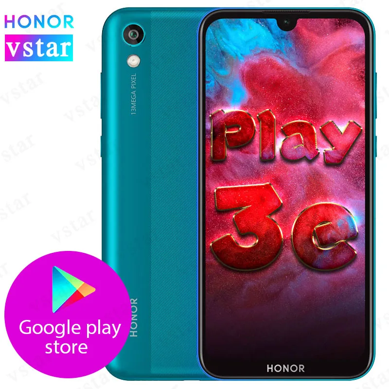 HONOR Play 3E смартфон 5,71 дюймов MT6762R Восьмиядерный Android 9,0 ...
