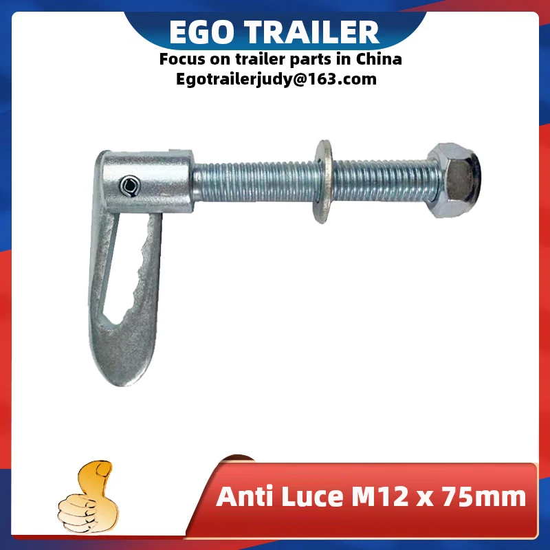 EGO AntiLuce Antiloose M12 x 75mm Drop Catch Tail Gate Fastener Trailer ...