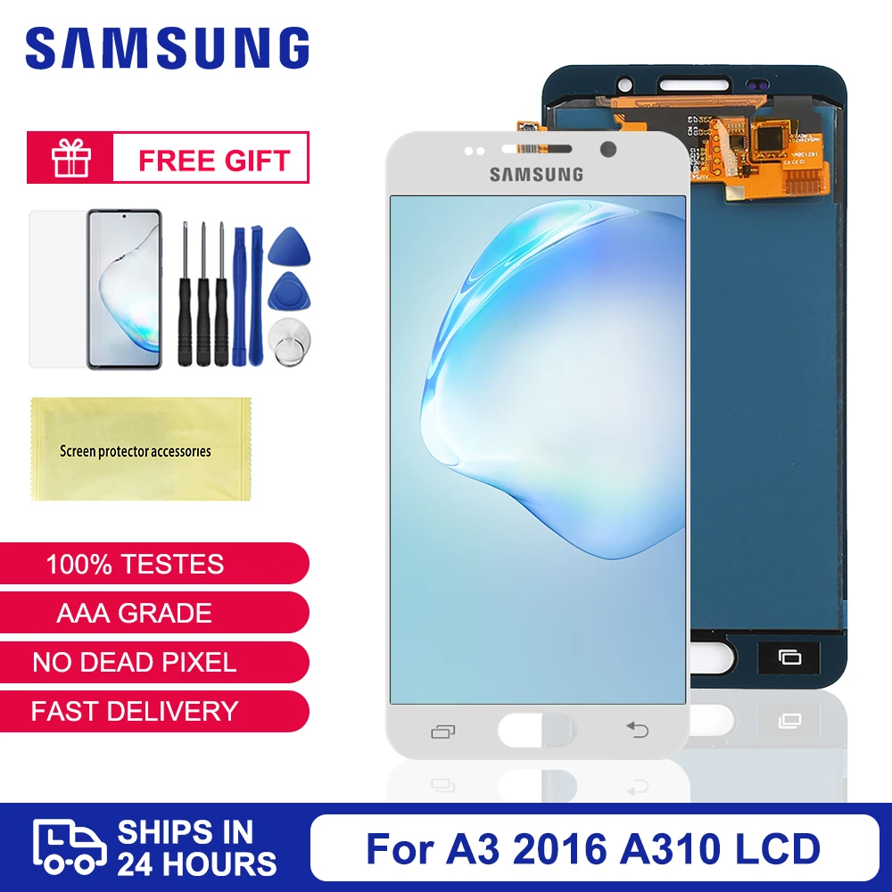 4.7'' Tested TFT For Samsung Galaxy A3 2016 LCD Display For Samsung ...