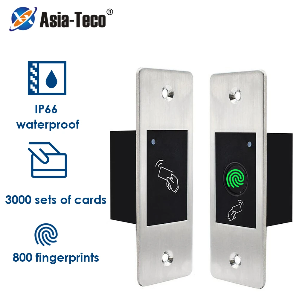 125Khz-RFID-Metal-Waterproof-Access-Controller-Embedded-Fingerprint ...