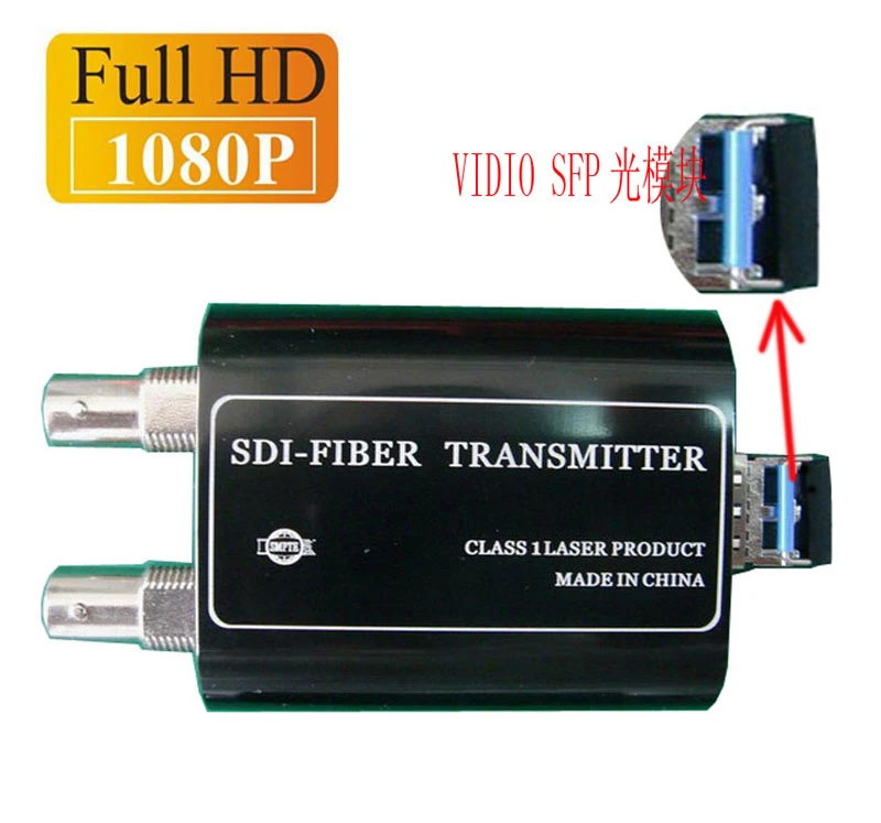 송신기 및 수신기 3g sdi 광 트랜시버 HD 1080P / 60HZ 미니 디지털 HD SDI 광섬유 단일 섬유 LC 포트 ...